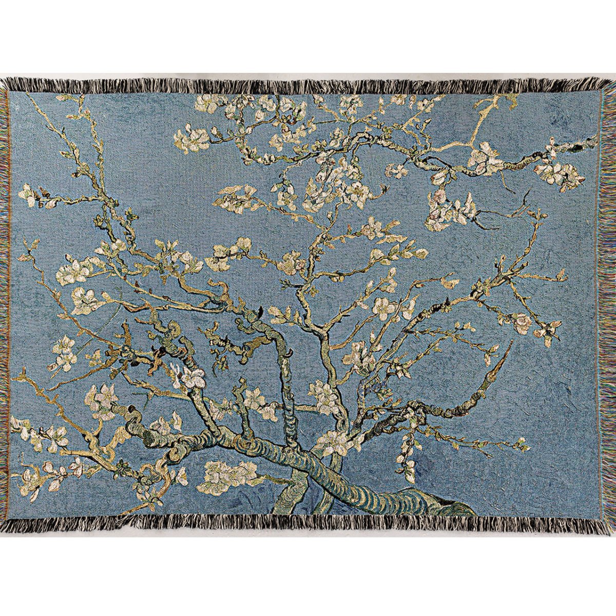 Grene med mandelblomster - tæppe - Plaider - Hyggetæpper